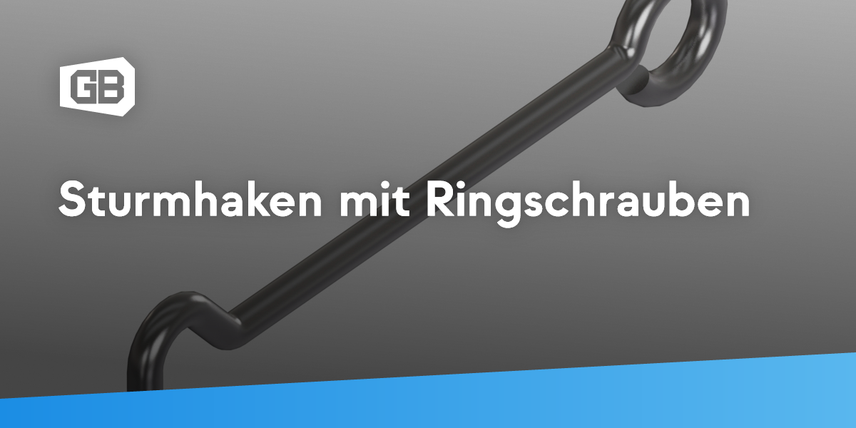 Sturmhaken mit Ringschrauben | Gebr. Bodegraven