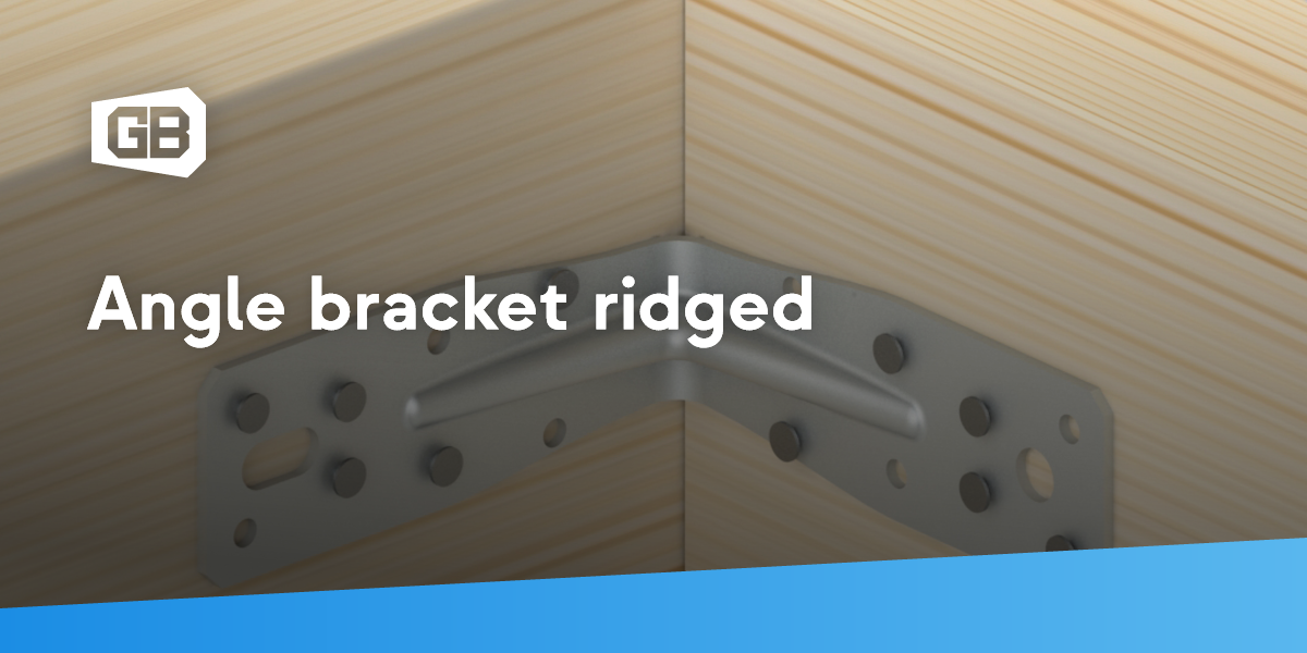 Angle bracket ridged | Gebr. Bodegraven