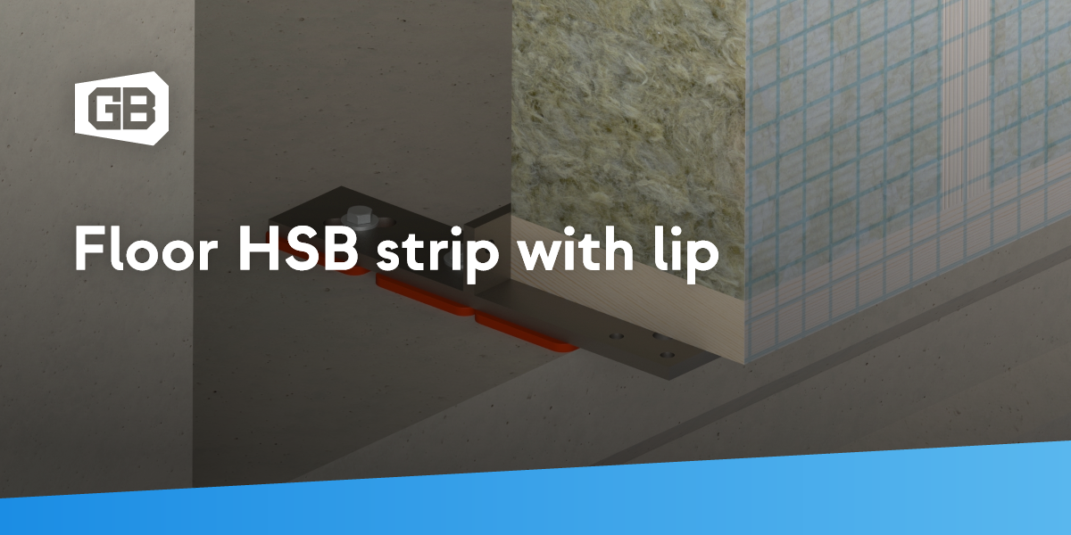 Floor HSB strip with lip | Gebr. Bodegraven