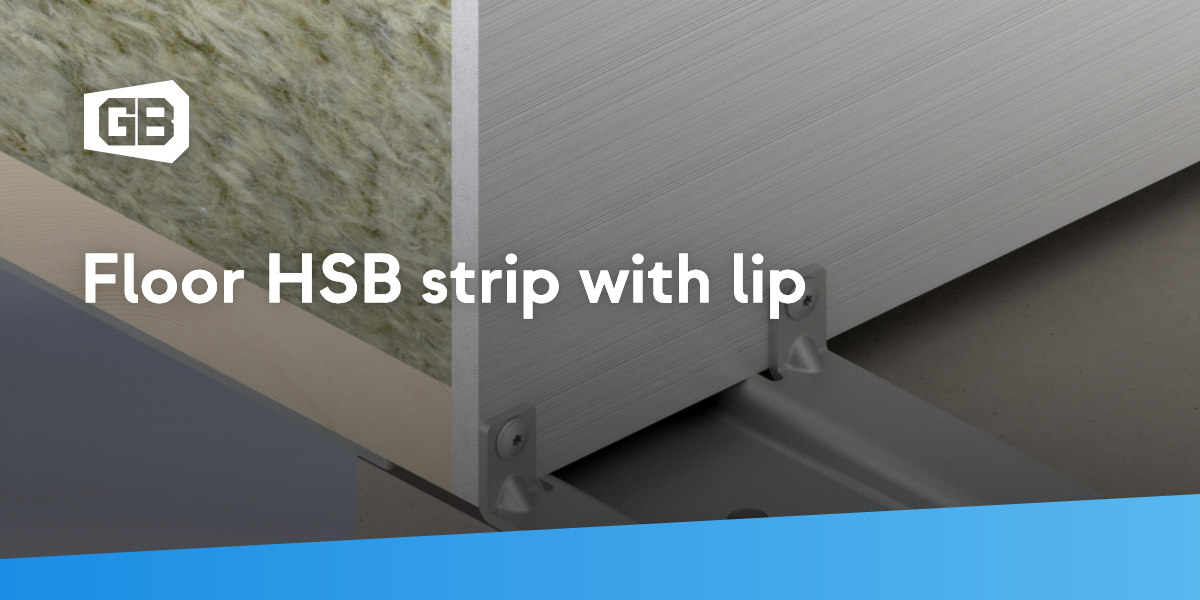 Floor HSB strip with lip | Gebr. Bodegraven