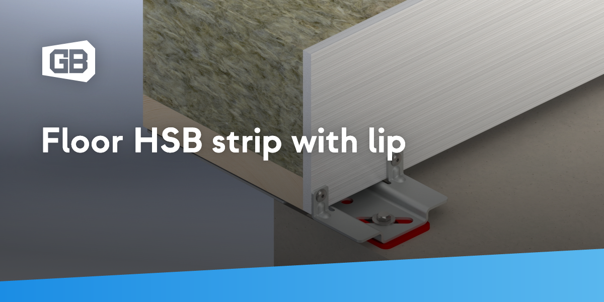 Floor HSB strip with lip | Gebr. Bodegraven