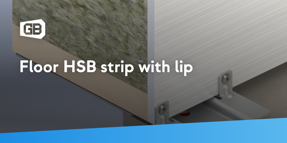 Floor HSB strip with lip | Gebr. Bodegraven