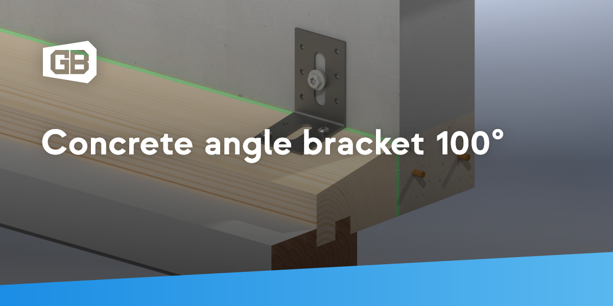 Concrete angle bracket 100° | Gebr. Bodegraven