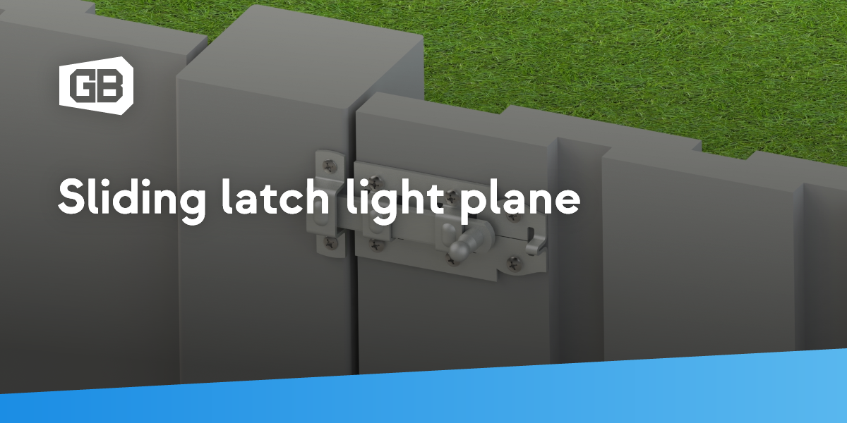 Sliding latch light plane | Gebr. Bodegraven