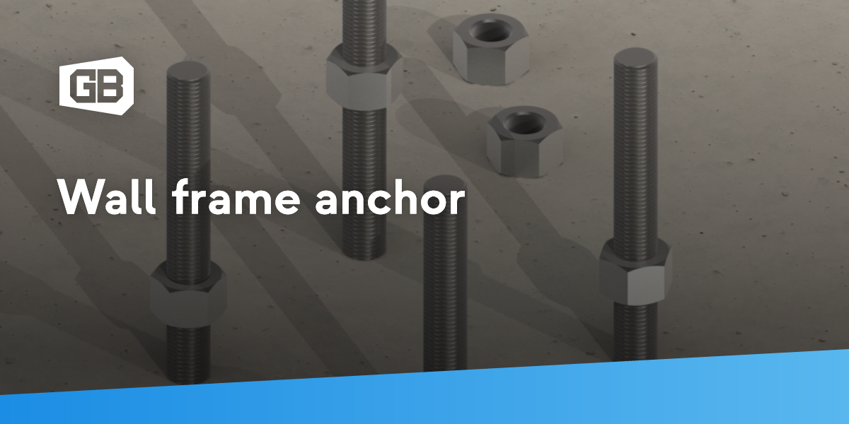 Wall frame anchor | Gebr. Bodegraven
