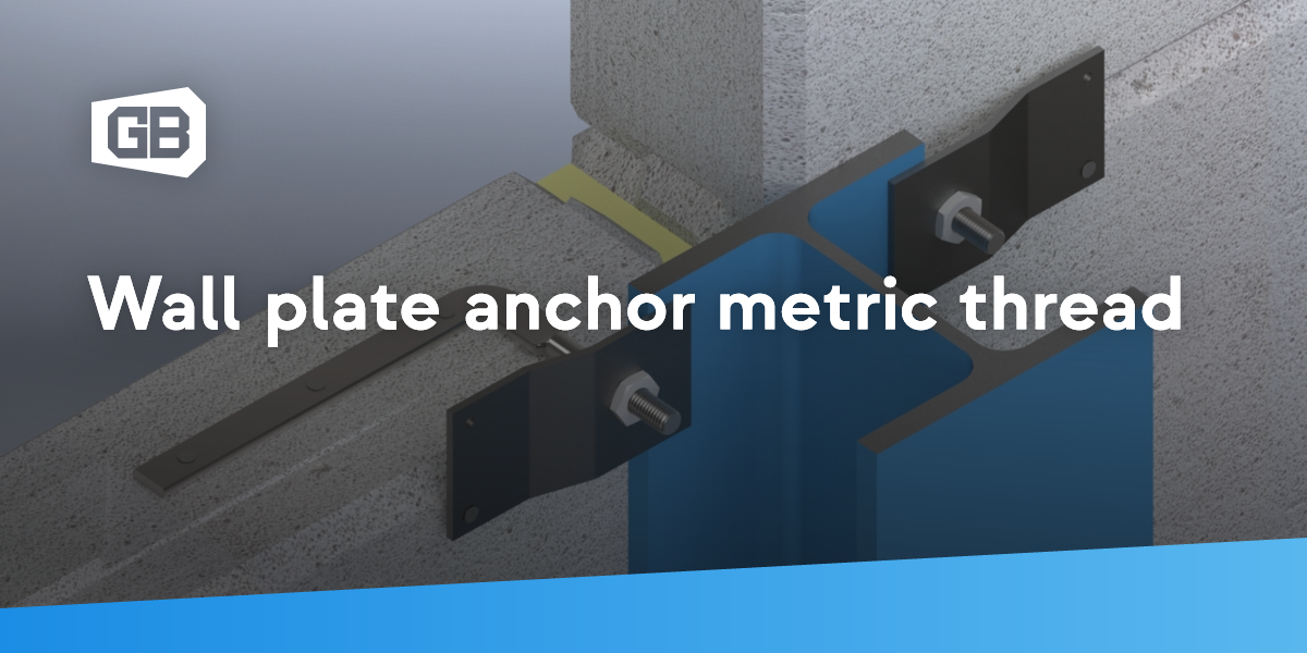 Wall plate anchor metric thread | Gebr. Bodegraven