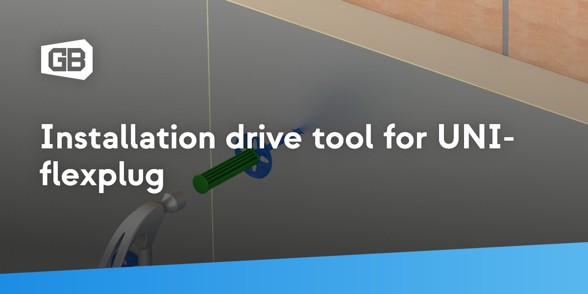 Installation drive tool for UNI-flexplug | Gebr. Bodegraven