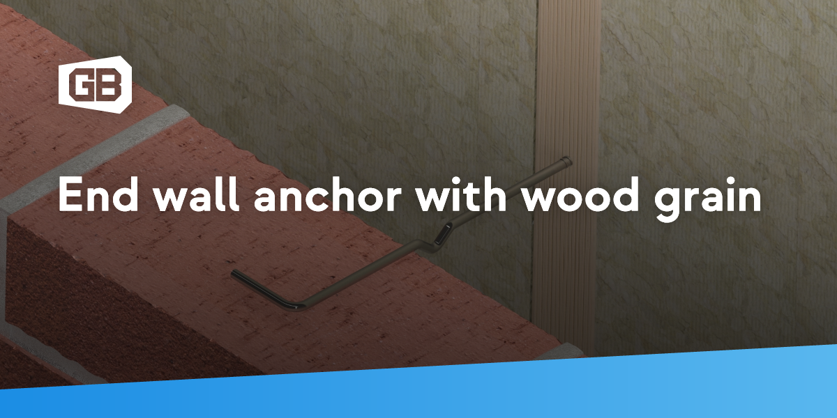 End wall anchor with wood grain | Gebr. Bodegraven