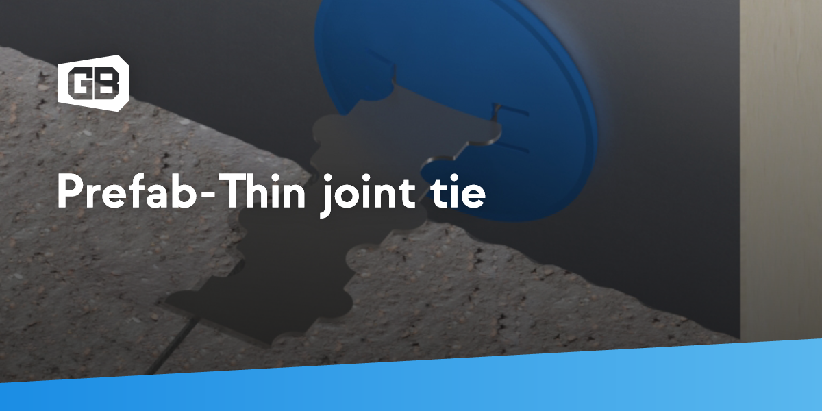 Prefab-Thin joint tie | Gebr. Bodegraven