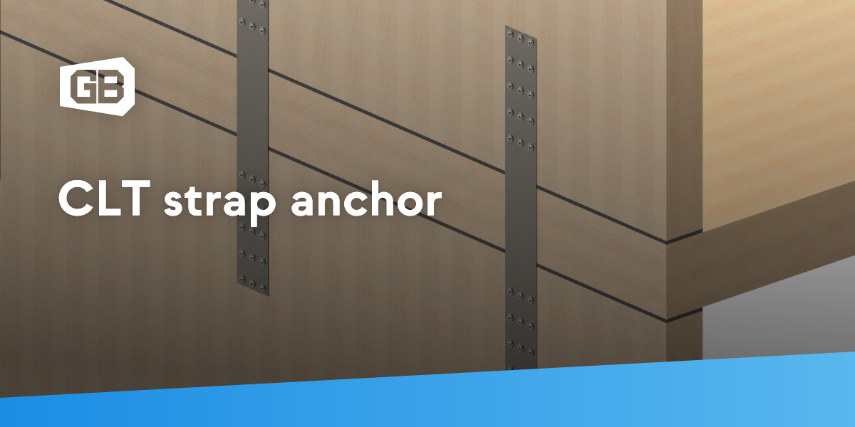 CLT strap anchor | Gebr. Bodegraven
