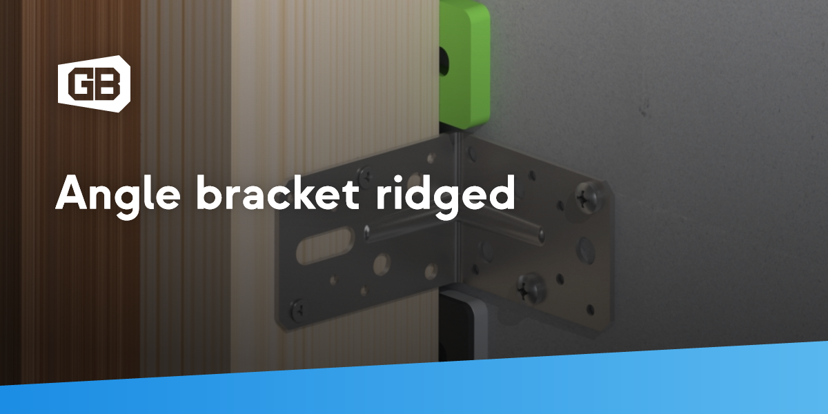 Angle bracket ridged | Gebr. Bodegraven