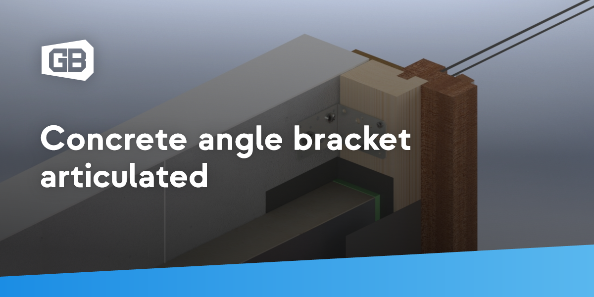 Concrete angle bracket articulated | Gebr. Bodegraven