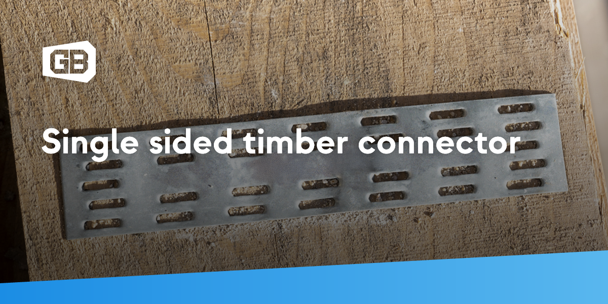 Single sided timber connector | Gebr. Bodegraven