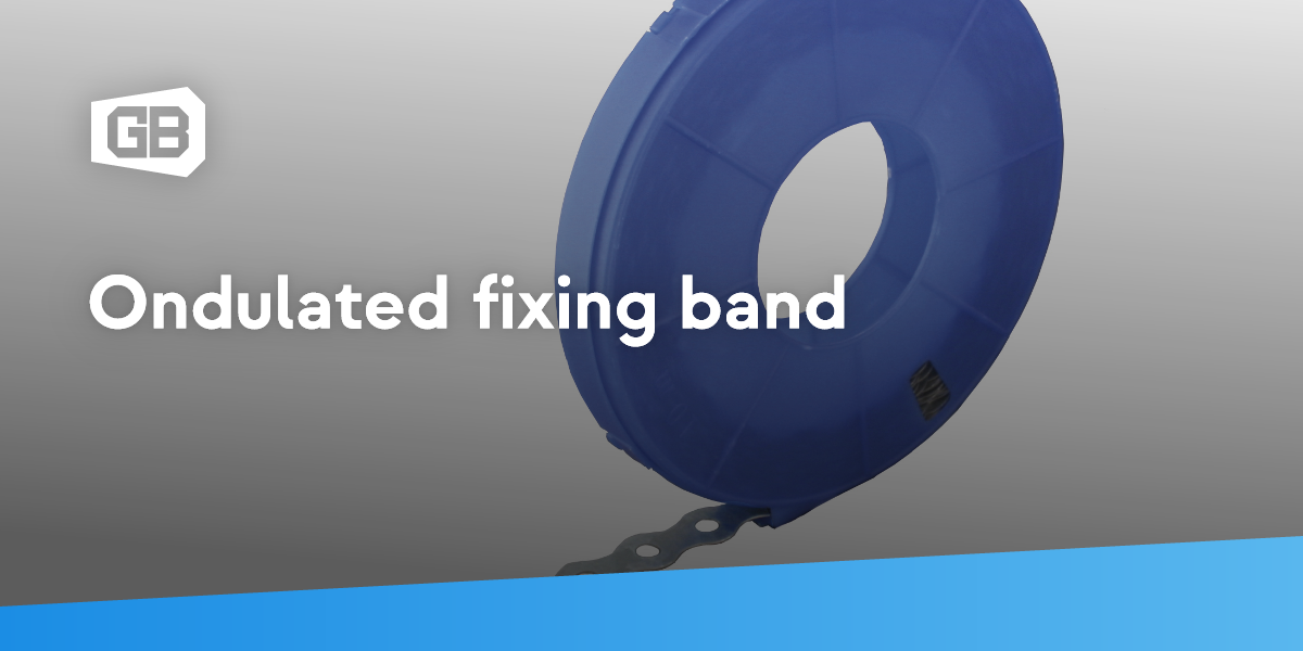 Ondulated fixing band | Gebr. Bodegraven