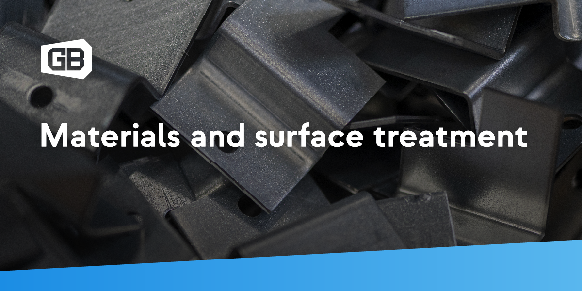 Materials and surface treatment | Gebr. Bodegraven