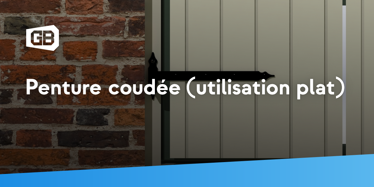 Penture coudée (utilisation plat) | Gebr. Bodegraven