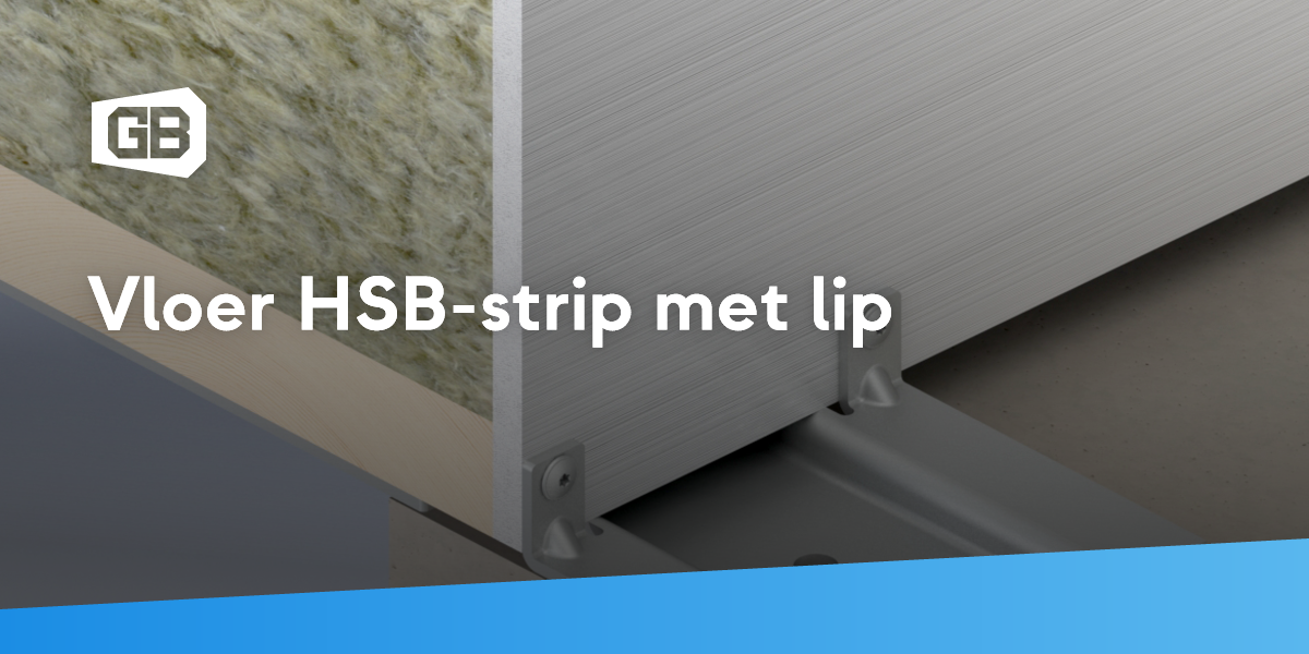 Vloer HSB-strip met lip | Gebr. Bodegraven