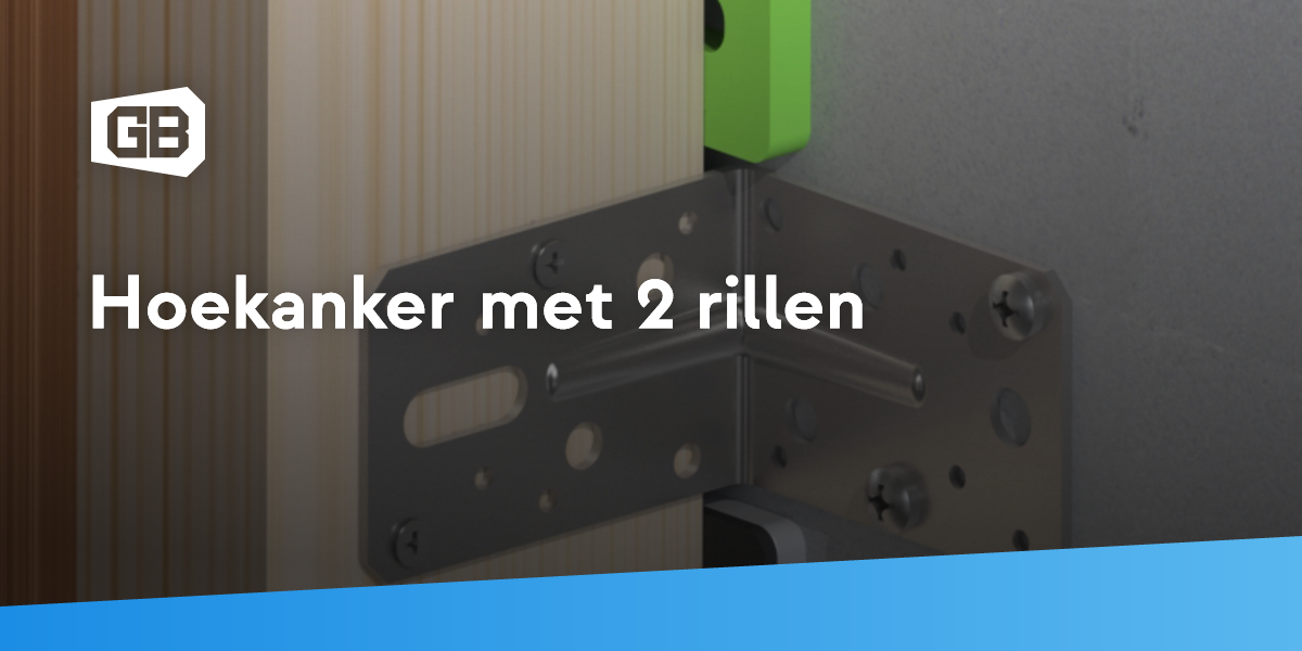 Hoekanker met 2 rillen | Gebr. Bodegraven