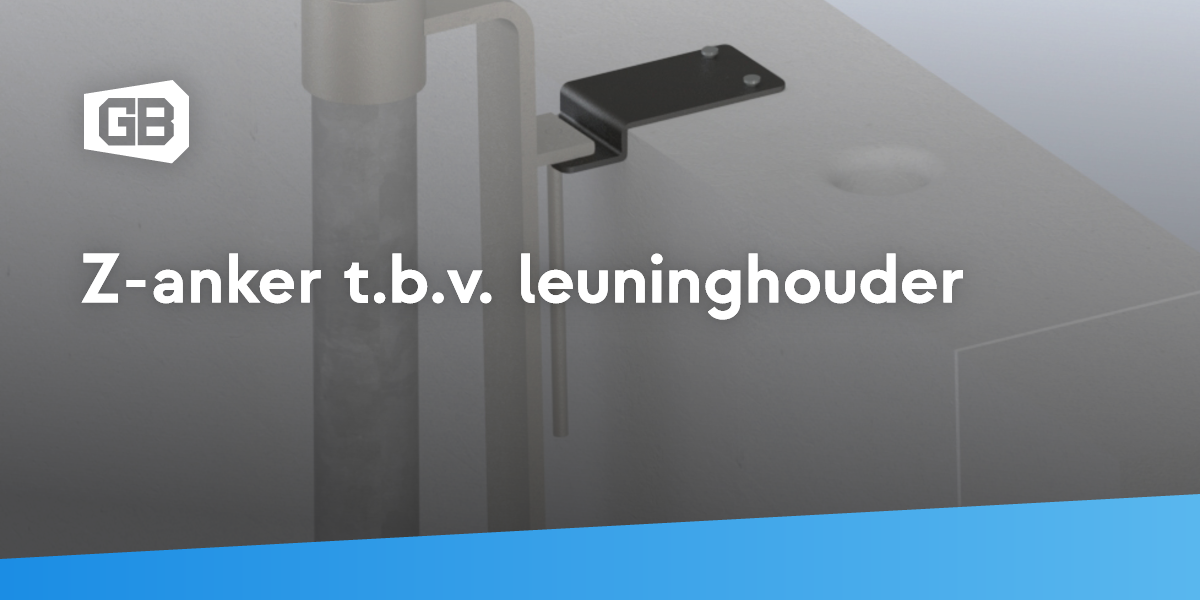 Z-anker t.b.v. leuninghouder | Gebr. Bodegraven
