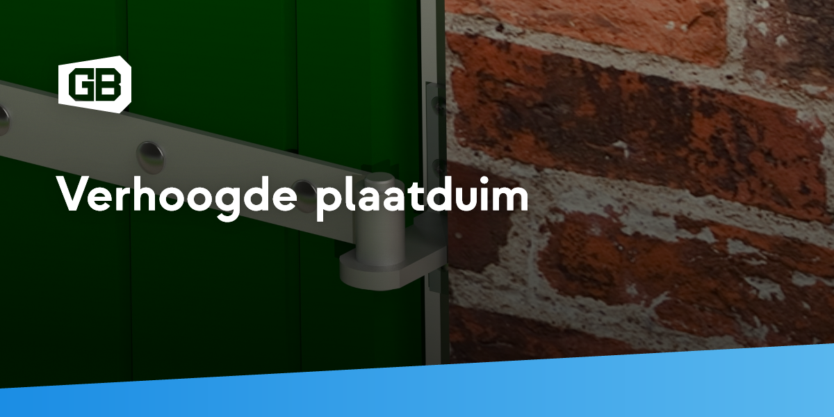 Verhoogde plaatduim | Gebr. Bodegraven